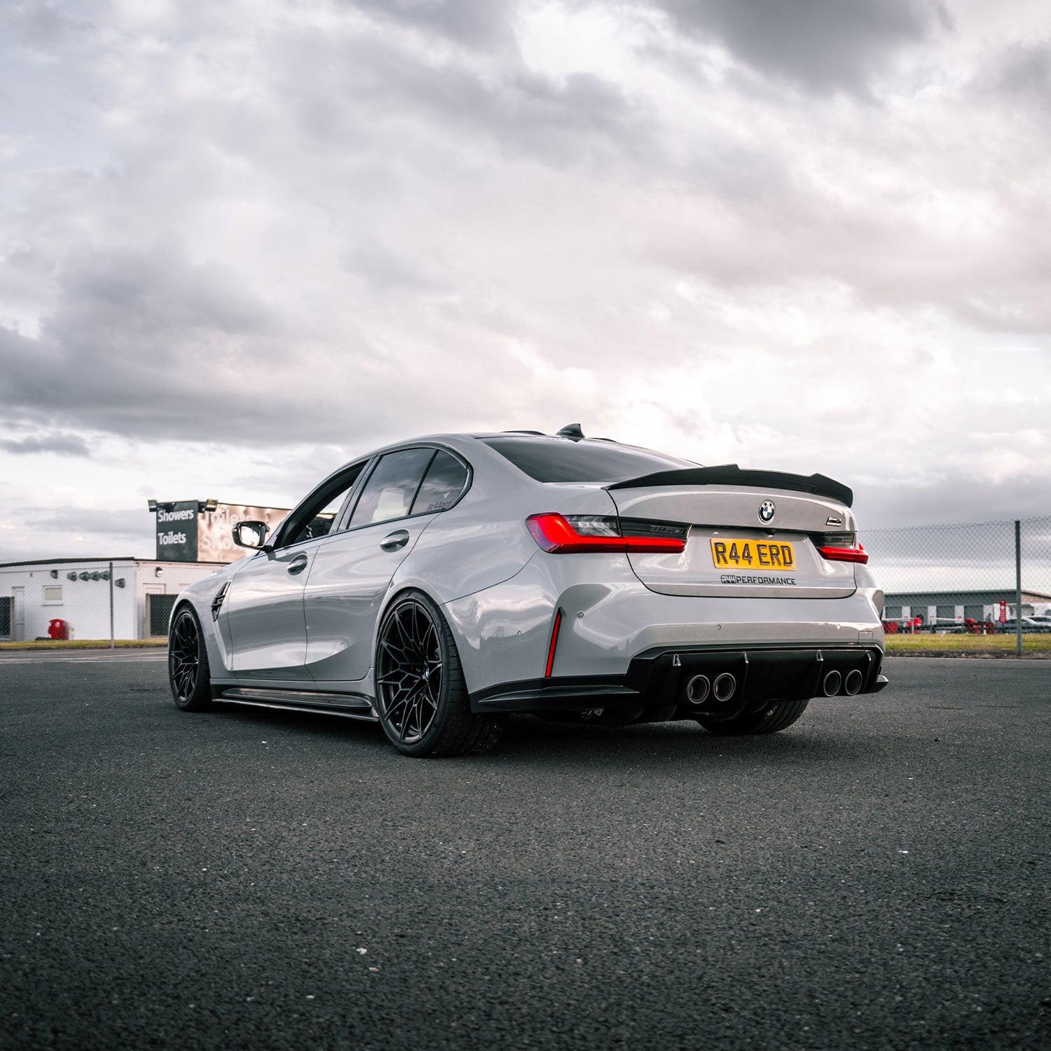 MHC+ BMW M3 Ducktail Style Rear Spoiler In Pre Preg Carbon Fibre (G80 ...
